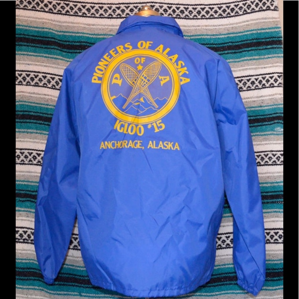Vintage Pioneers Of Alaska Windbreaker King Louie Pro… - Gem
